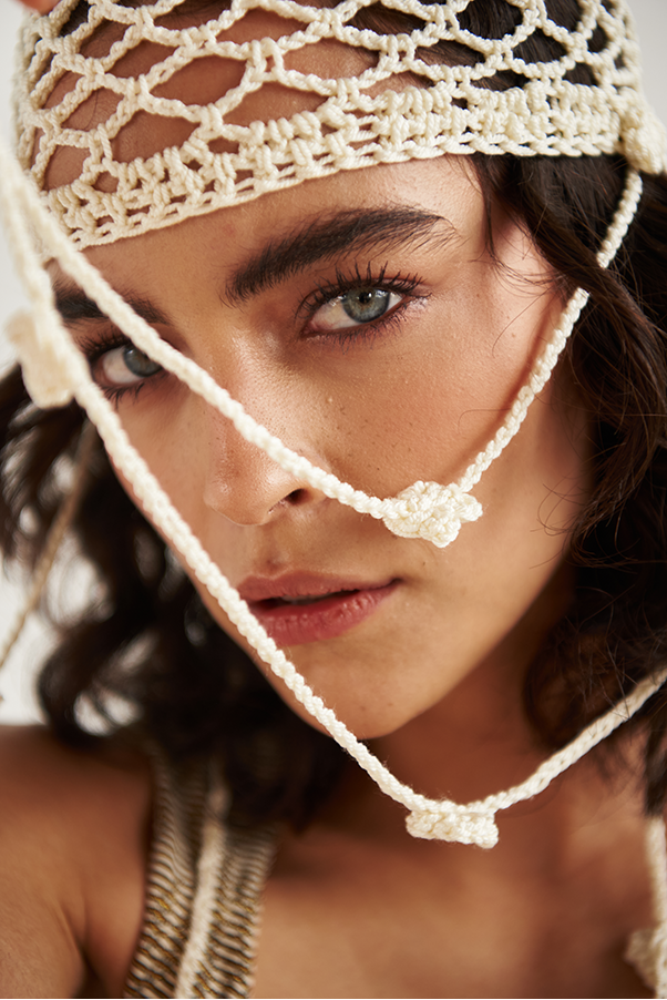 Luxury Punch Hat Blooming - One Size - In Ivory | Handcrafted by ITANA ...