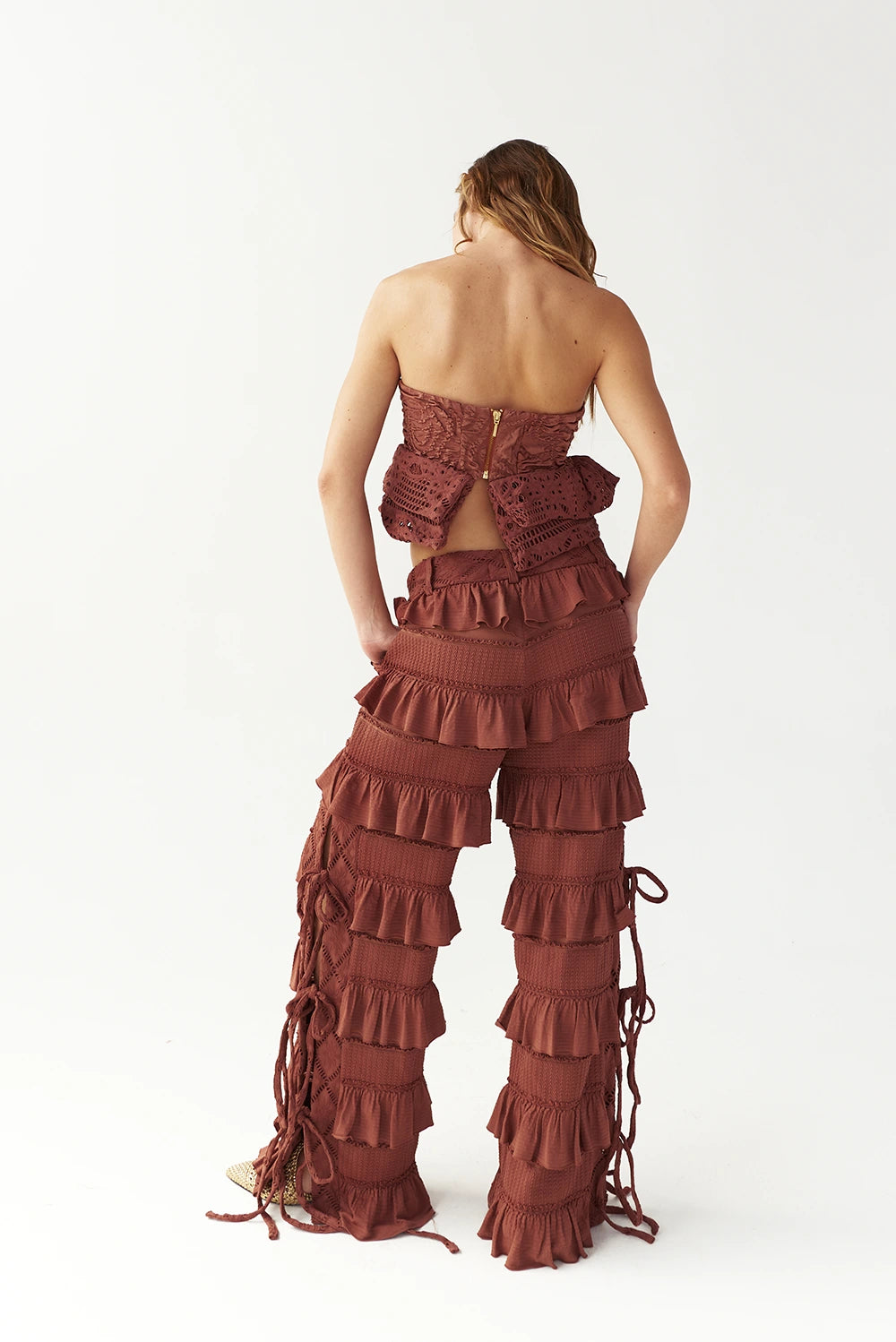 Shell Corset In Brown – Itana